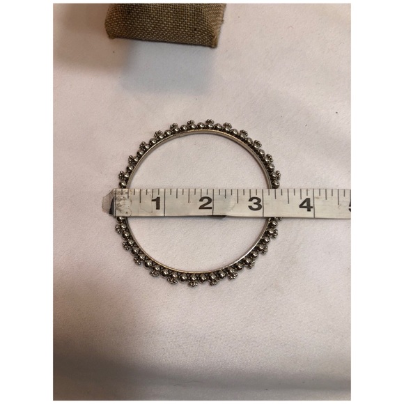 Jewelry | Large Silver Bangle Bracelet | Poshmark